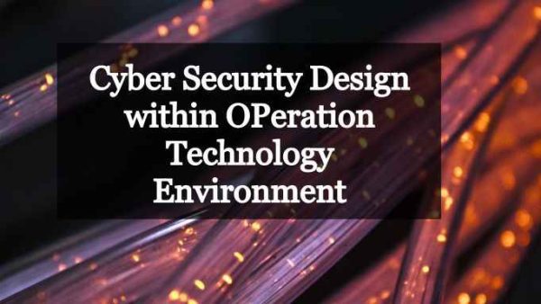 Operational Technology OT Security Design